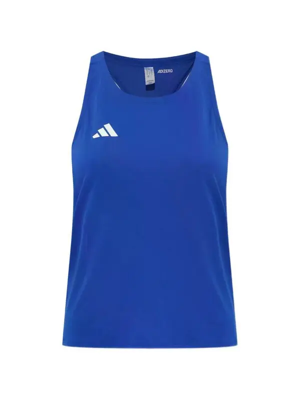 Adidas Adizero Logo-print Tank Top - Blue