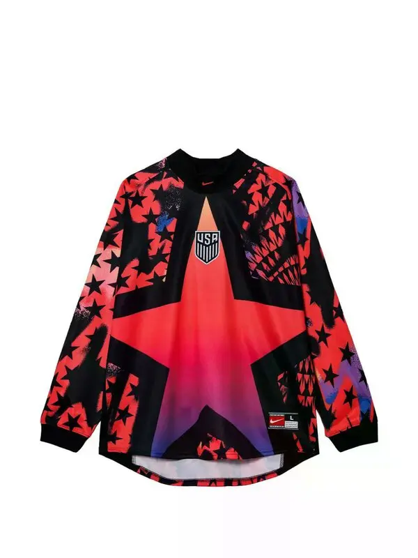 Nike Star-print Football T-shirt - Red