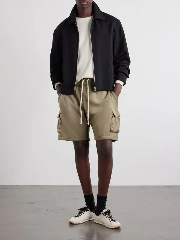 LES TIEN Thermal Baseball Cotton-jersey Hem Tee