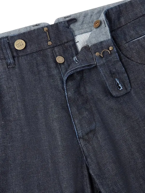 SLOWEAR Tapered Cotton-blend Gabardine Trousers