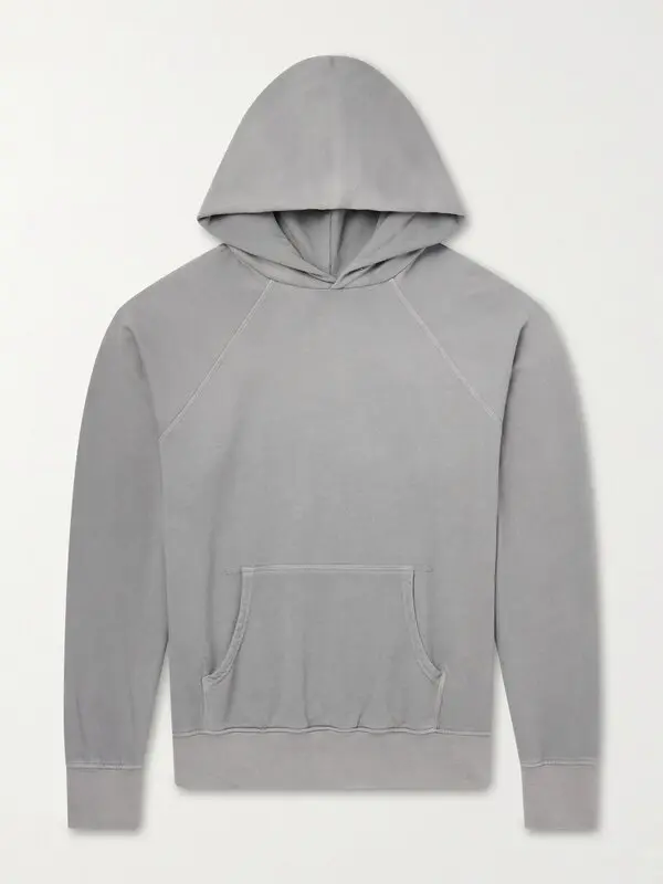 LES TIEN French Terry-cotton Raglan Hoodie