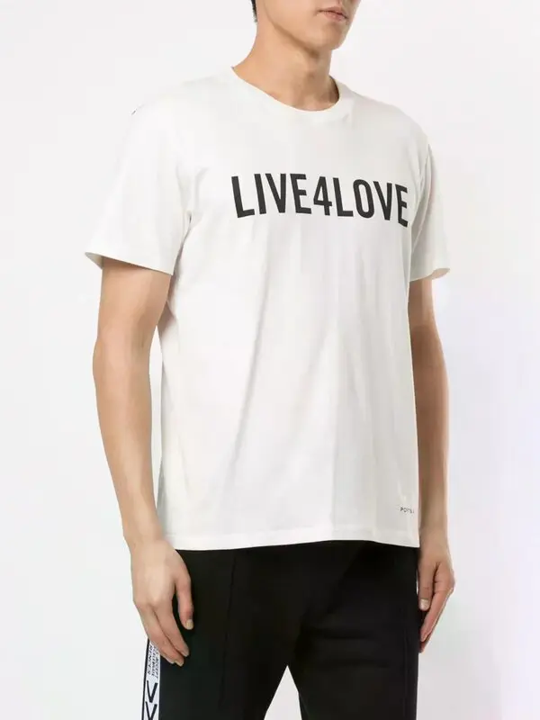 PORTS V Live 4 Love' Slogan T-shirt