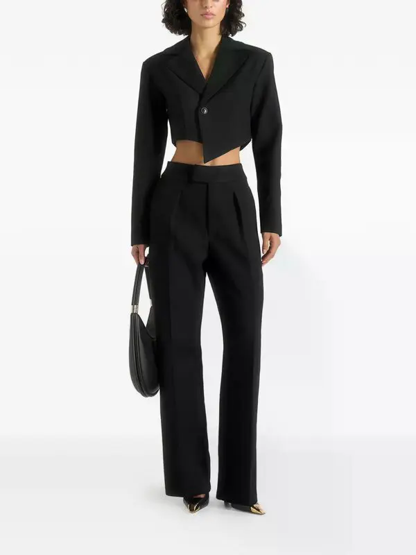 Manière De Voir Dina In Asymmetric Cropped Blazer