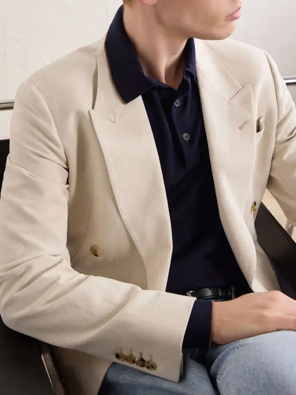 Kiton Merino Wool Polo Shirt