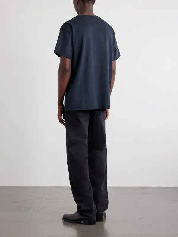 LES TIEN Inside Out Heavyweight Cotton-jersey T-shirt