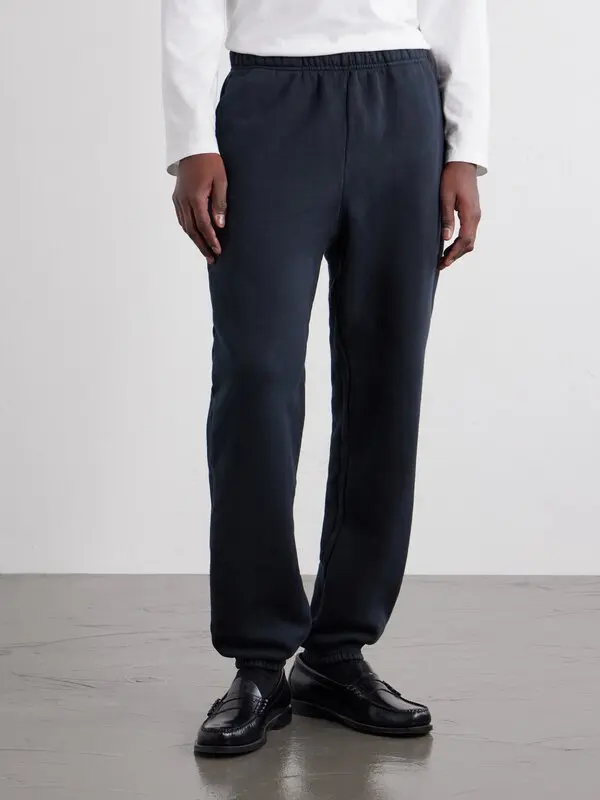 LES TIEN Heavyweight Structured-fleece Cotton-jersey Sweatpants