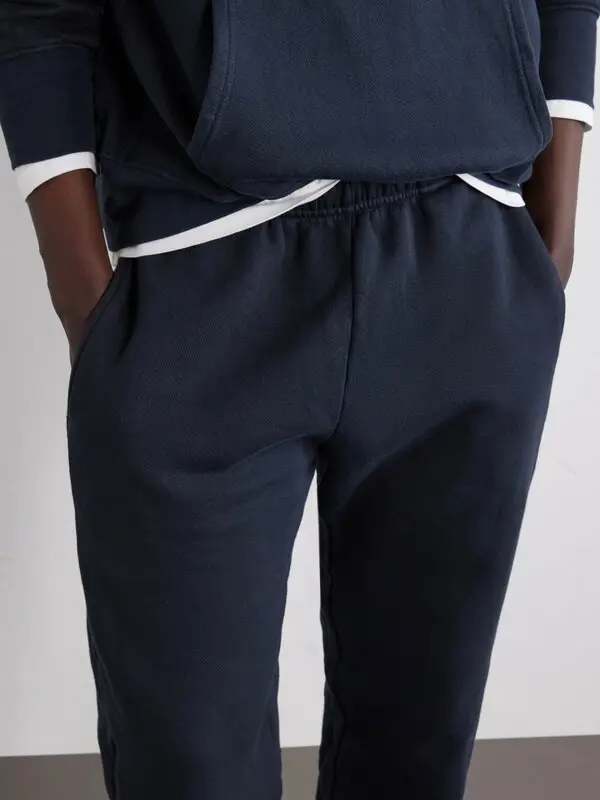 LES TIEN Heavyweight Structured-fleece Cotton-jersey Sweatpants