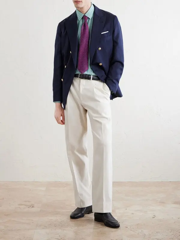 Charvet Striped Cotton-poplin Shirt