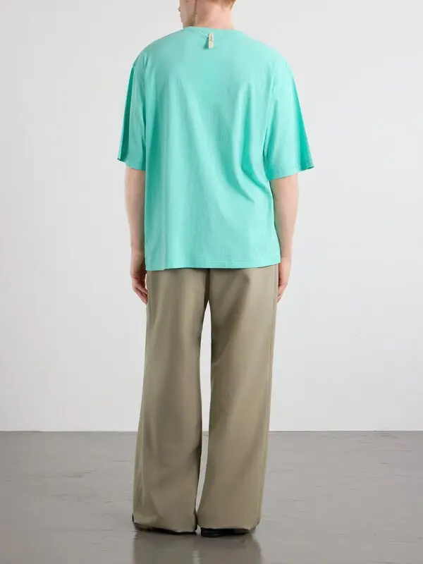 Jacquemus Logo-print Cotton And Hemp-blend T-shirt