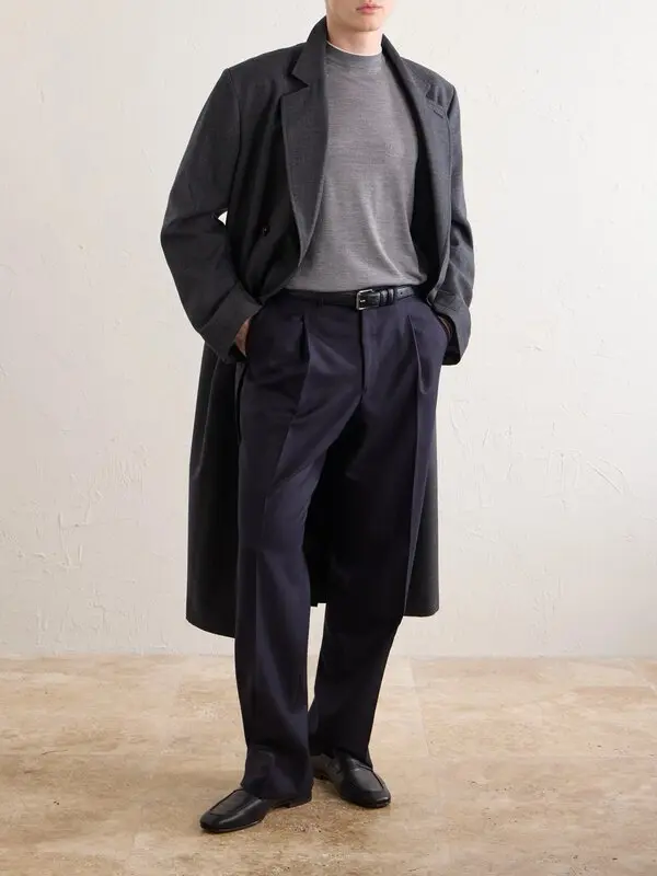 Kiton Merino Wool Crewneck Sweater