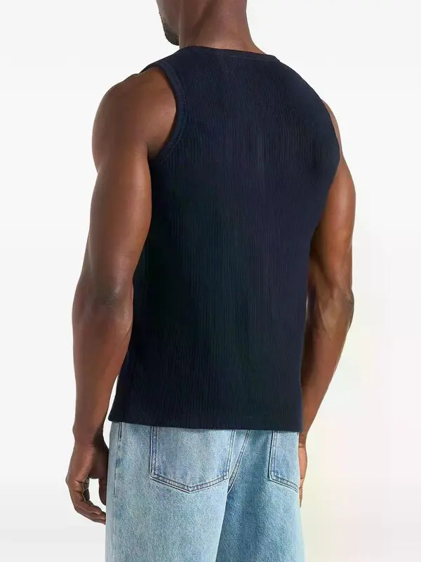 Manière De Voir Ribbed Curved-hem Vest