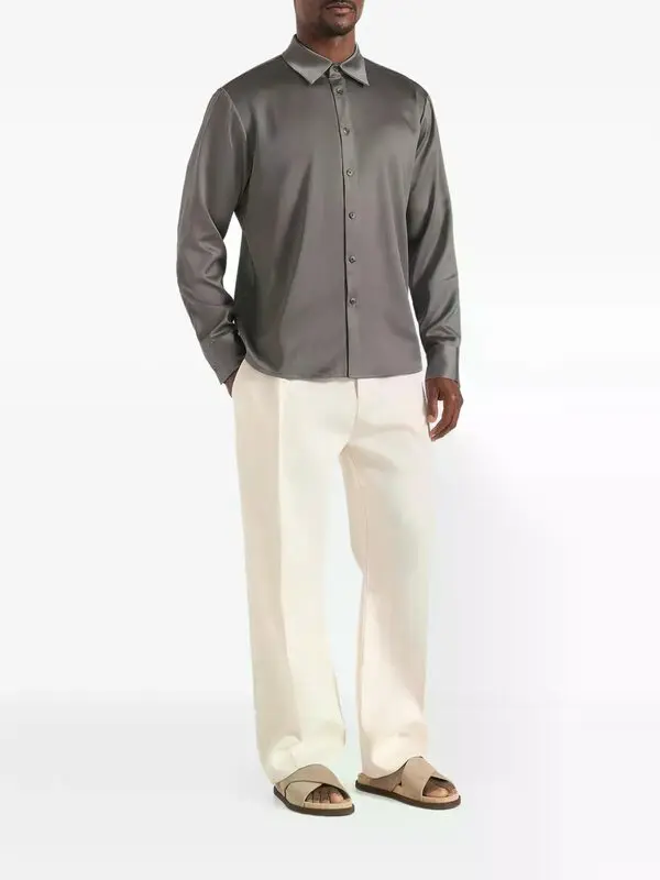 Manière De Voir Oversized Satin Shirt