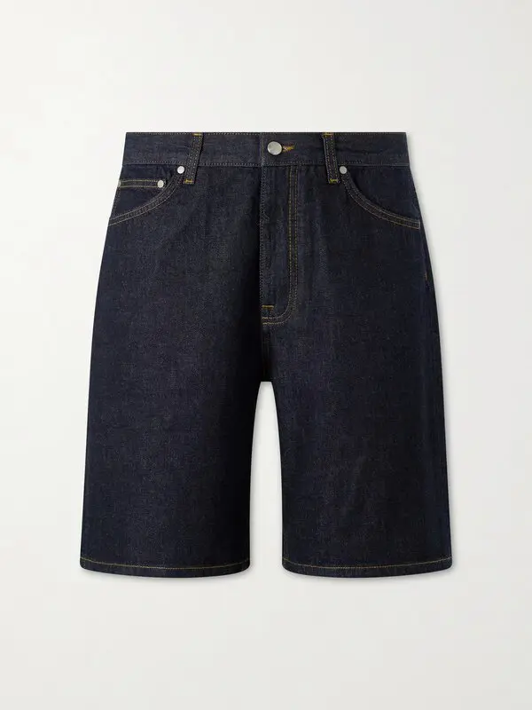 Nn07 Otis Straight-leg Organic Denim Shorts