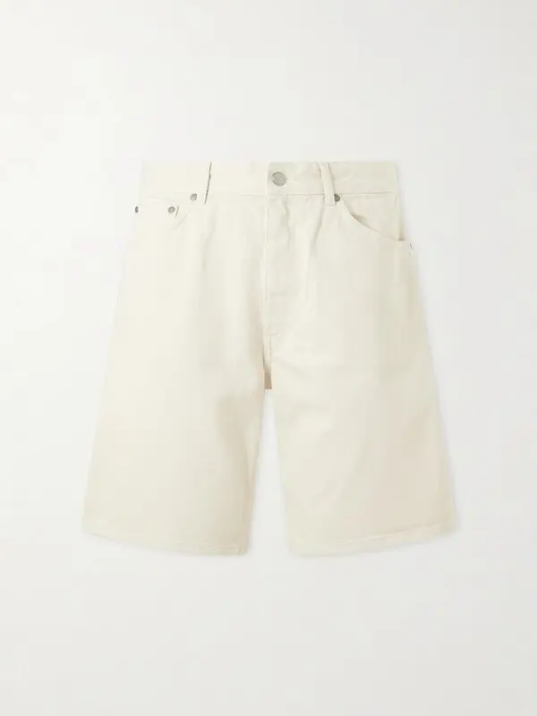 Nn07 Otis Straight-leg Organic Denim Shorts