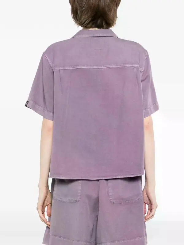 AGNES B. Dyed Collar Shirt