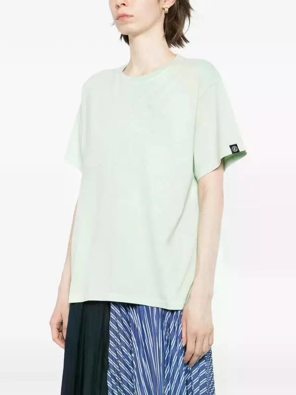 AGNES B. Dinosaur Embroidered T-shirt - Green