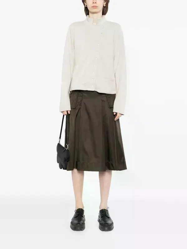 AGNES B. Long Sleeve Mock Neck Top