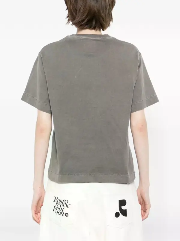 AGNES B. Dyed Short-sleeved T-shirt