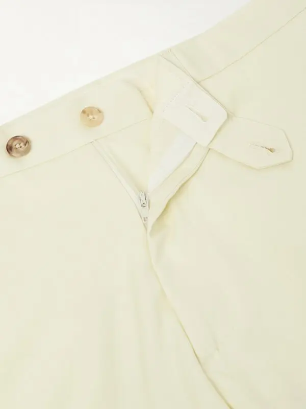 DE PETRILLO Tapered Cotton-twill Suit Trousers