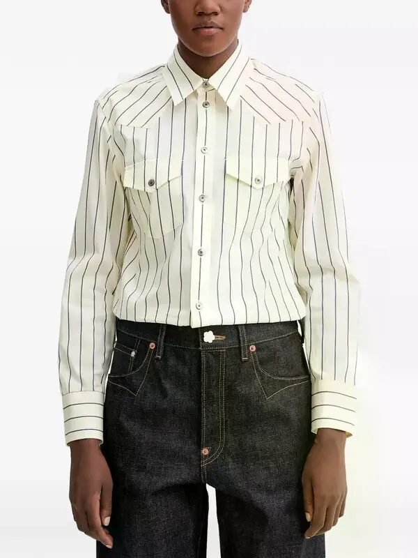 Zadig&Voltaire Striped Long-sleeve Shirt - Neutrals