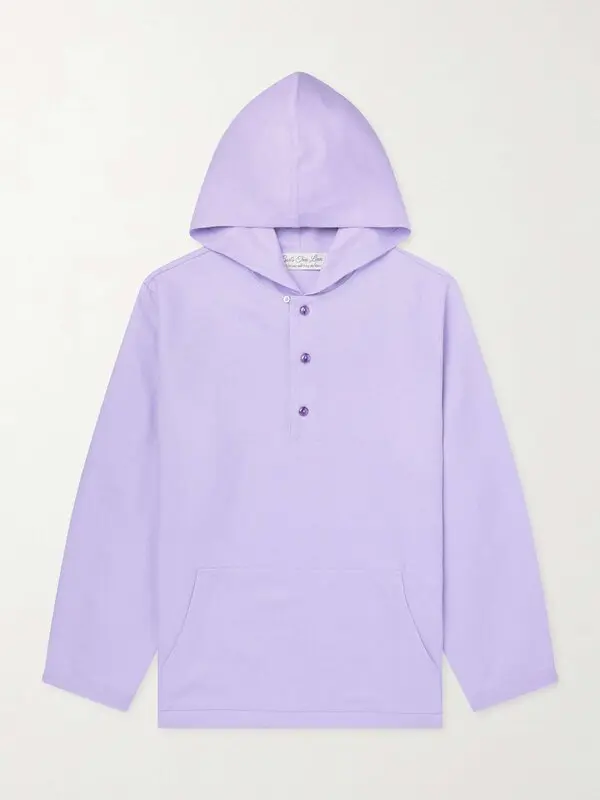 GOD'S TRUE CASHMERE Linen Hooded Jacket - Lilac