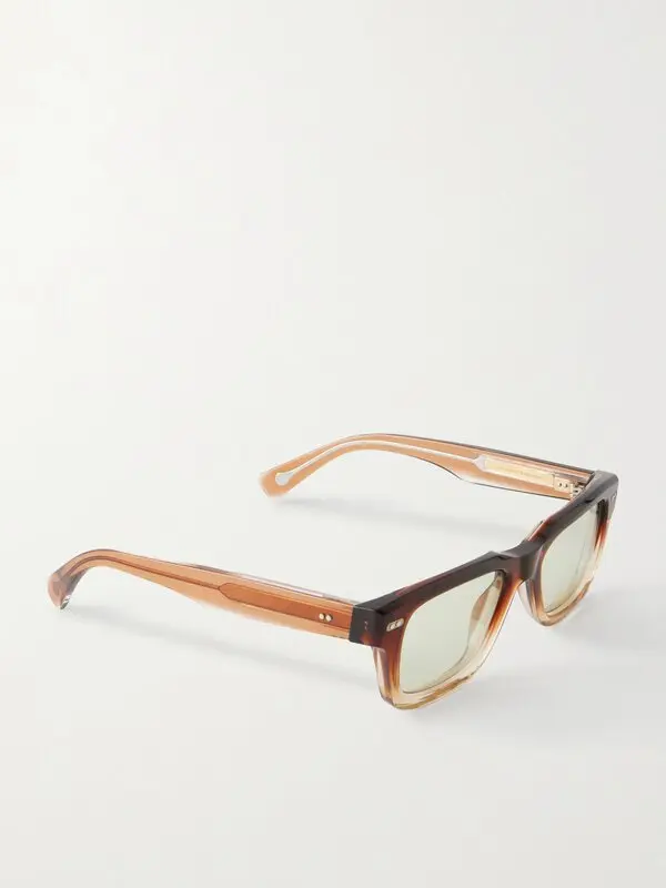Brunello Cucinelli Dégradé Acetate Square Frame Sunglasses