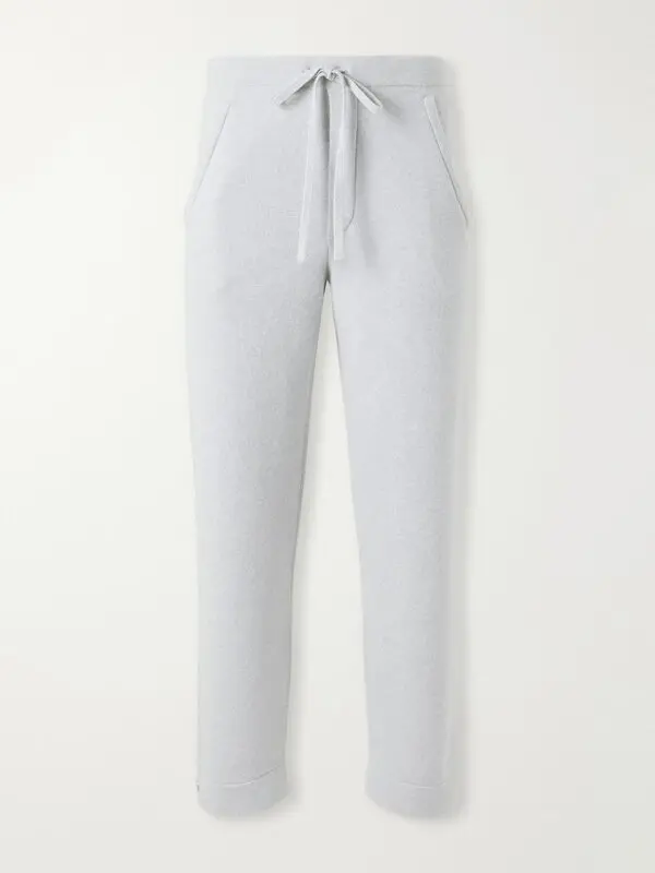 GOD'S TRUE CASHMERE Straight-leg Cashmere Trousers - Gray