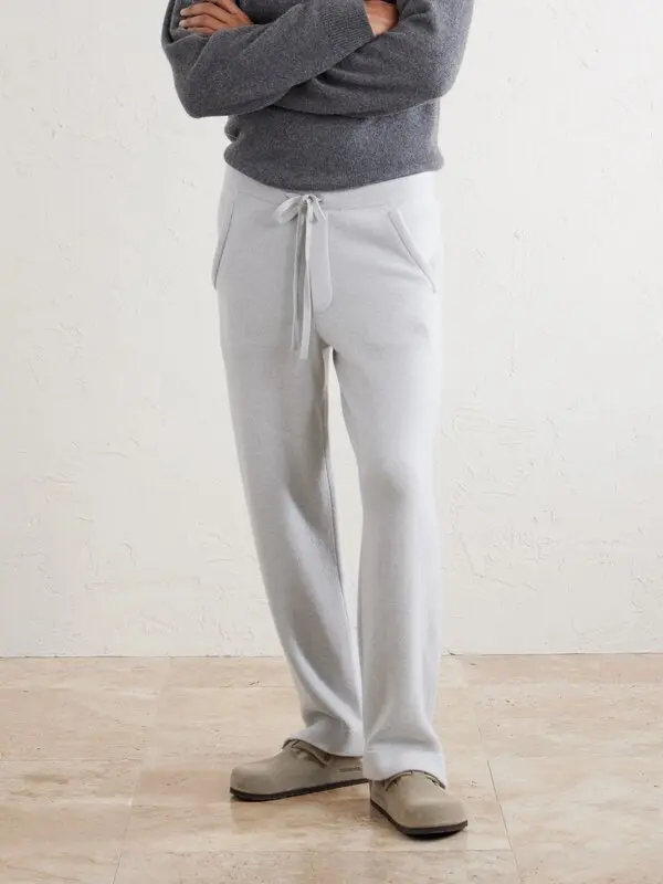 GOD'S TRUE CASHMERE Straight-leg Cashmere Trousers