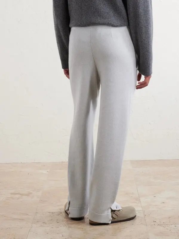 GOD'S TRUE CASHMERE Straight-leg Cashmere Trousers
