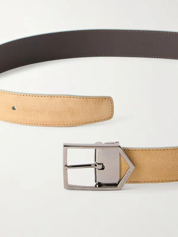 Canali 3.5cm Suede Belt