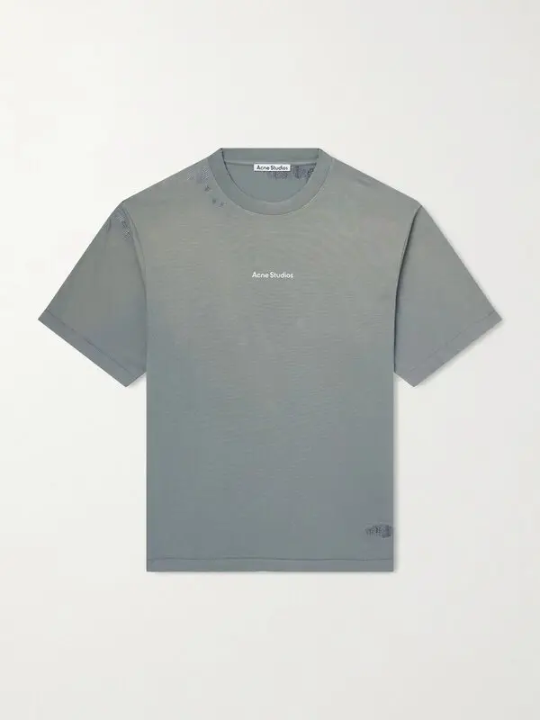 Acne Studios Logo-print Cotton-jersey T-shirt