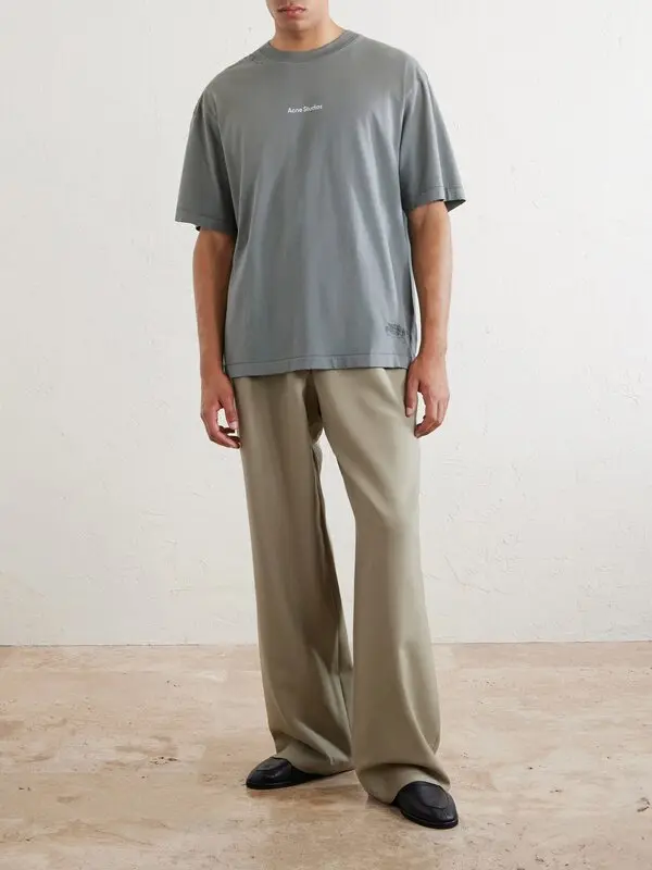 Acne Studios Logo-print Cotton-jersey T-shirt