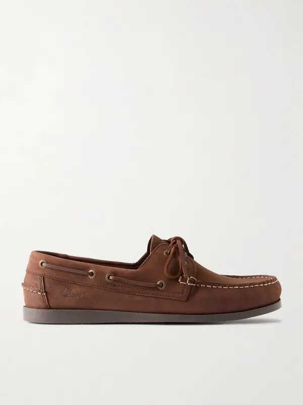 R.M.WILLIAMS Suede Boat Shoes - Brown
