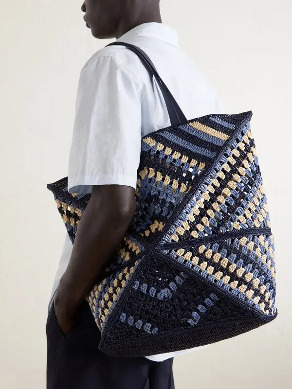 Loewe Large Raffia Shoulder Bag