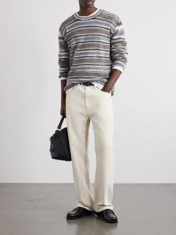 A.p.c. Striped Knitted Sweater