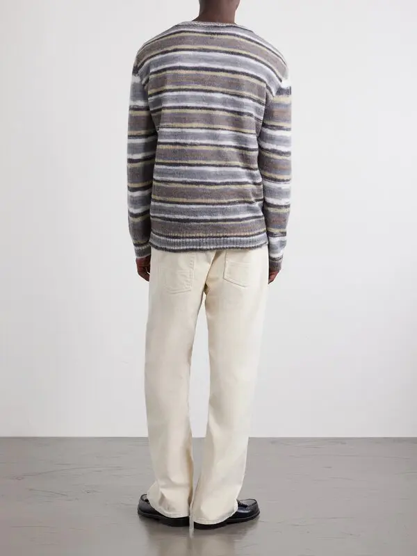 A.p.c. Striped Knitted Sweater