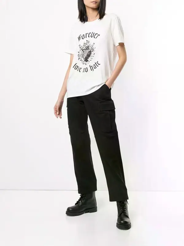 PORTS V Forever Love" Cotton T-shirt