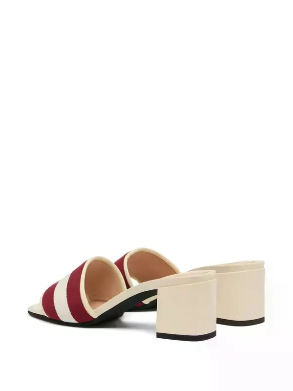 Bally Signature Stripe Block-heel Sandals