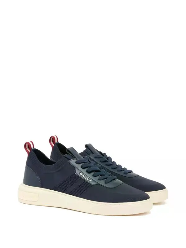 Bally Knit Panelled Sneakers - Blue