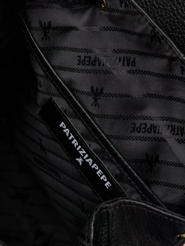 Patrizia Pepe Fly Plaque Buckled Pocket Backpack