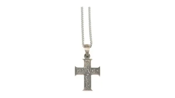PALACE Cross Pendant Necklace - Silver