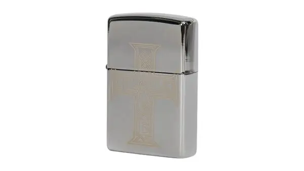 PALACE Cross Zippo Lighter - Silver