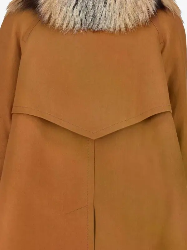MARIO BORSATO VINTAGE Faux-fur Trim Coat