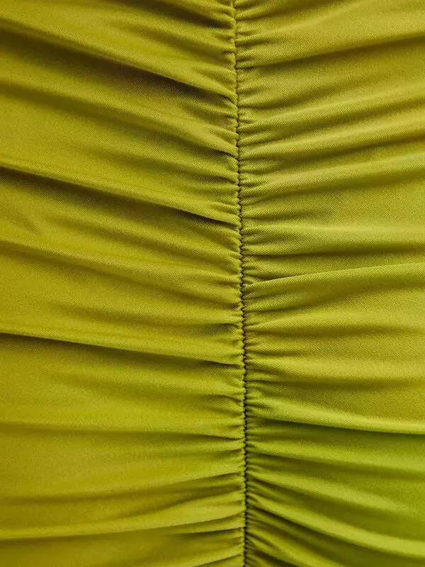 Patrizia Pepe Ruched Drawstring Skirt