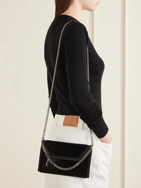 Stella McCartney Falabella Beaded Chain Wallet