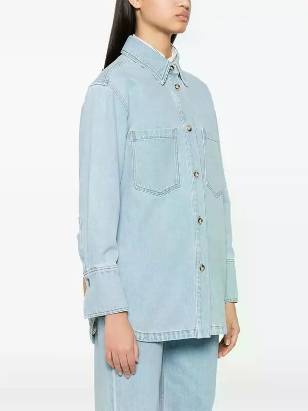 JOSEPH Patch-pocket Denim Shirt