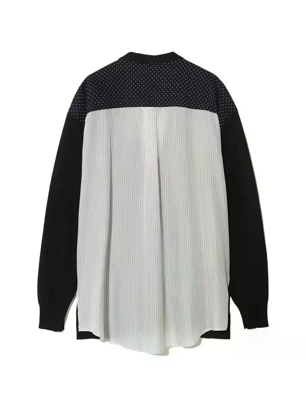 Undercover Panelled Polka-dot Cardigan