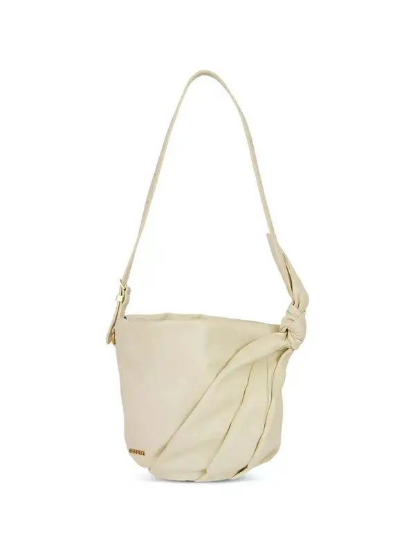 ROTATE BY BIRGER CHRISTENSEN Gathered Clutch Bag With Knot Detail