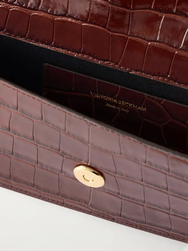 Victoria Beckham Dorian East-west Clutch - Brown