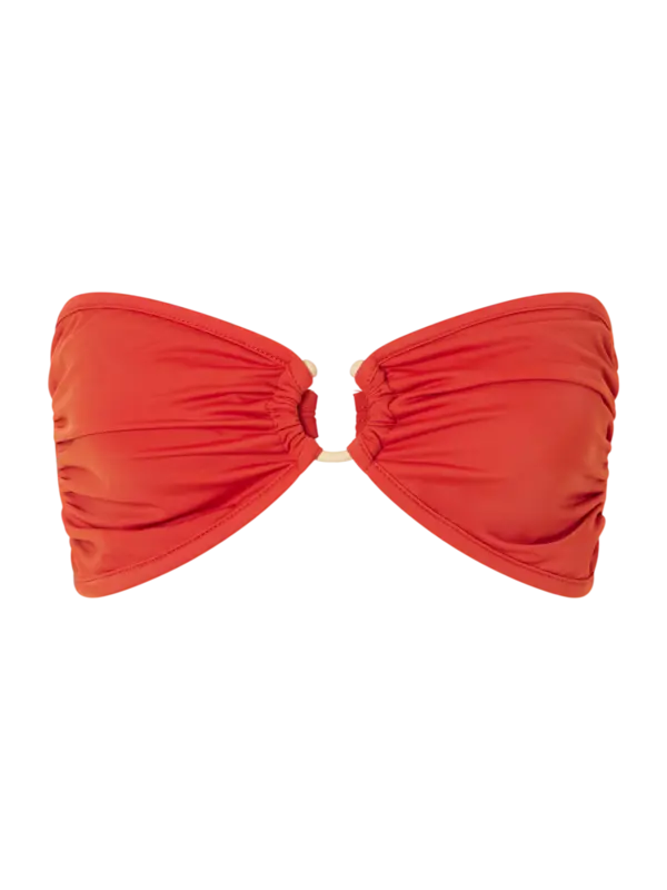 Johanna Ortiz Seawaters Embellished Bikini Top - Orange